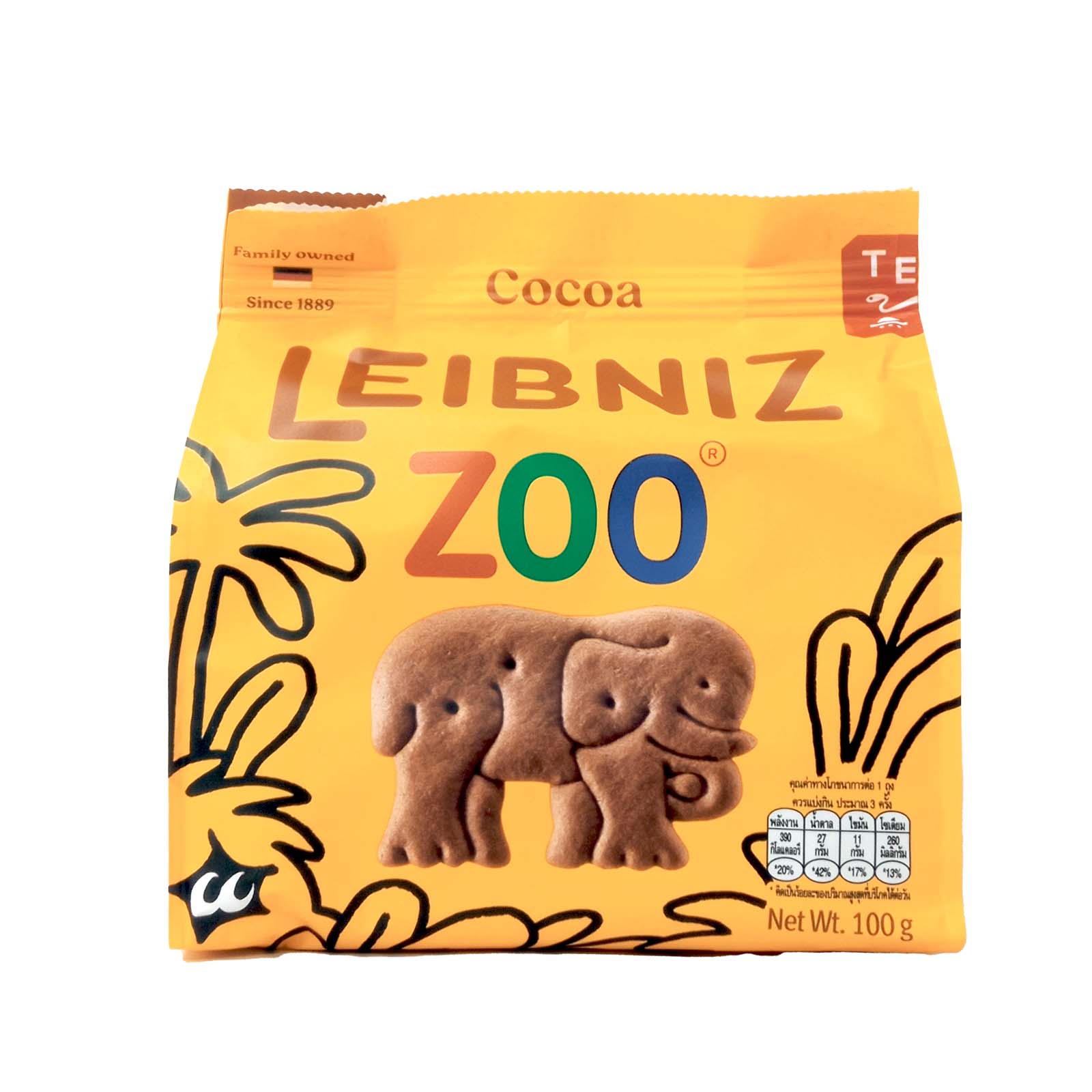 Bahlsen Zoo Jungle Animals Biscuits with Cocoa 100g – Jaya Grocer ...