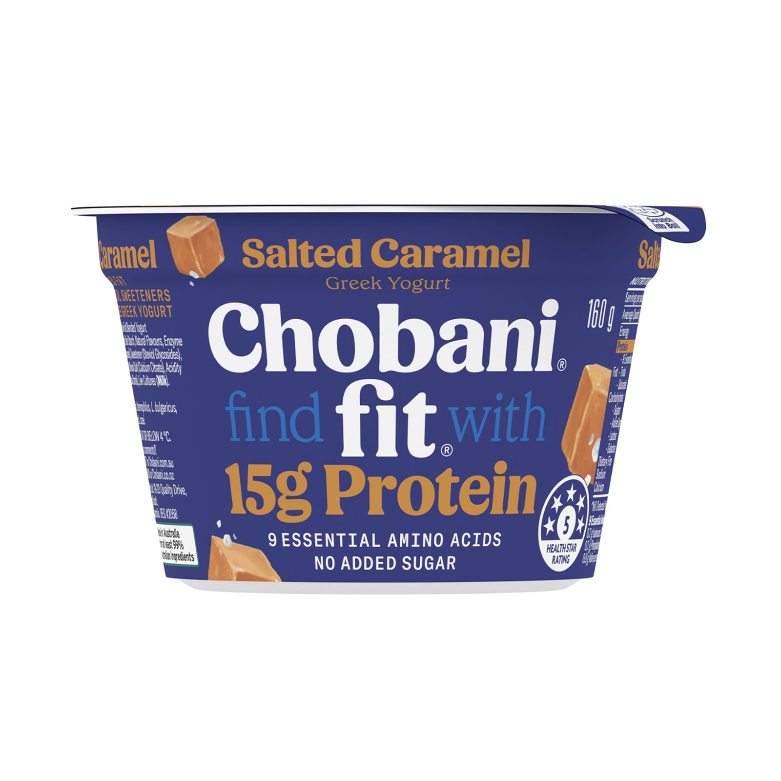 Chobani Fit Salted Caramel Greek Yogurt 160g – Jaya Grocer | Gurney Paragon