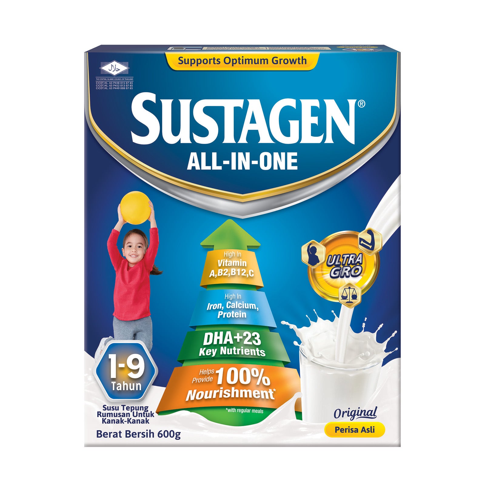 Sustagen All In One (Original) Milk Powder 600g – Jaya Grocer | Gurney ...