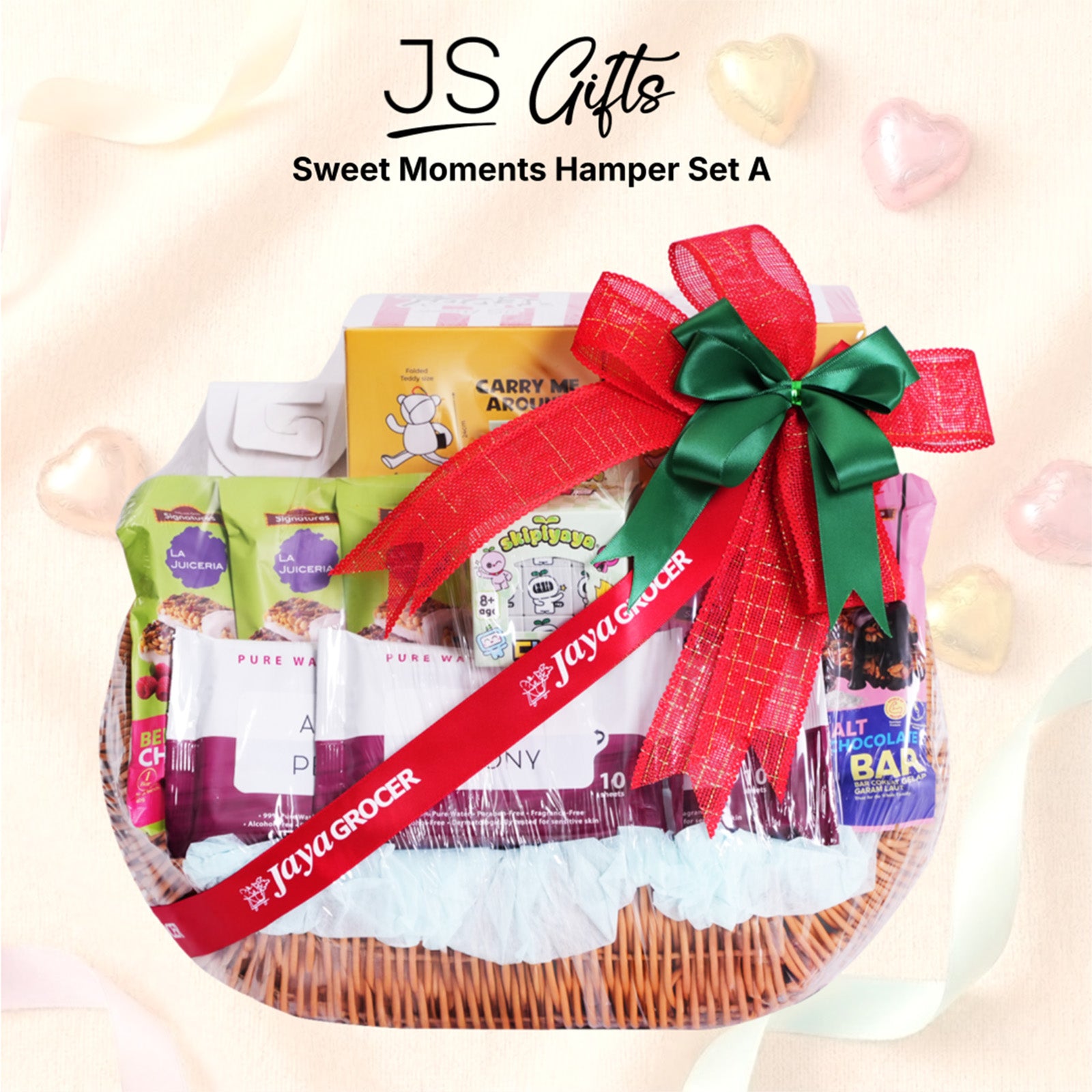 JS Gifts Sweet Moments Hamper Set A 1pack – Jaya Grocer | Gurney Paragon