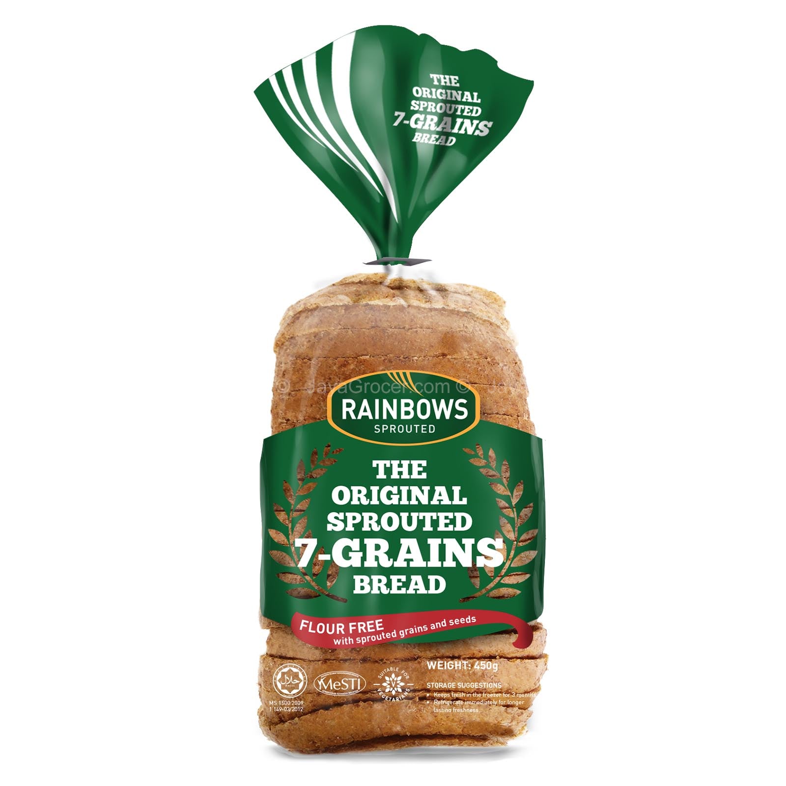 Rainbows Sprouted The Original 7-Grains Bread 1pack – Jaya Grocer ...