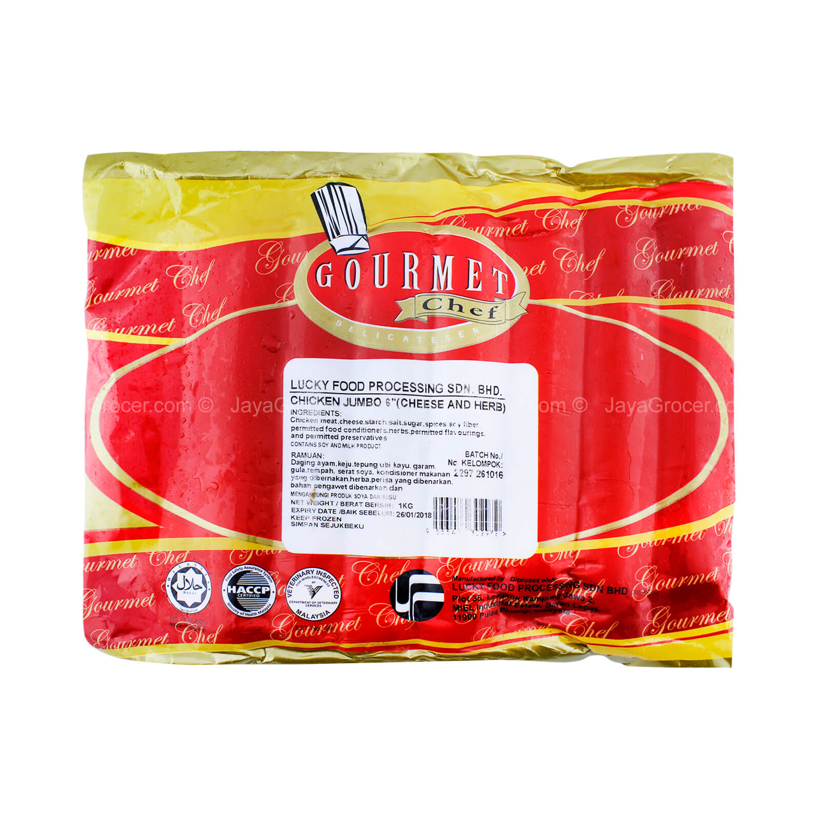 Gourmet Chicken Jumbo Cheese and Herb 1kg – Jaya Grocer | Gurney Paragon